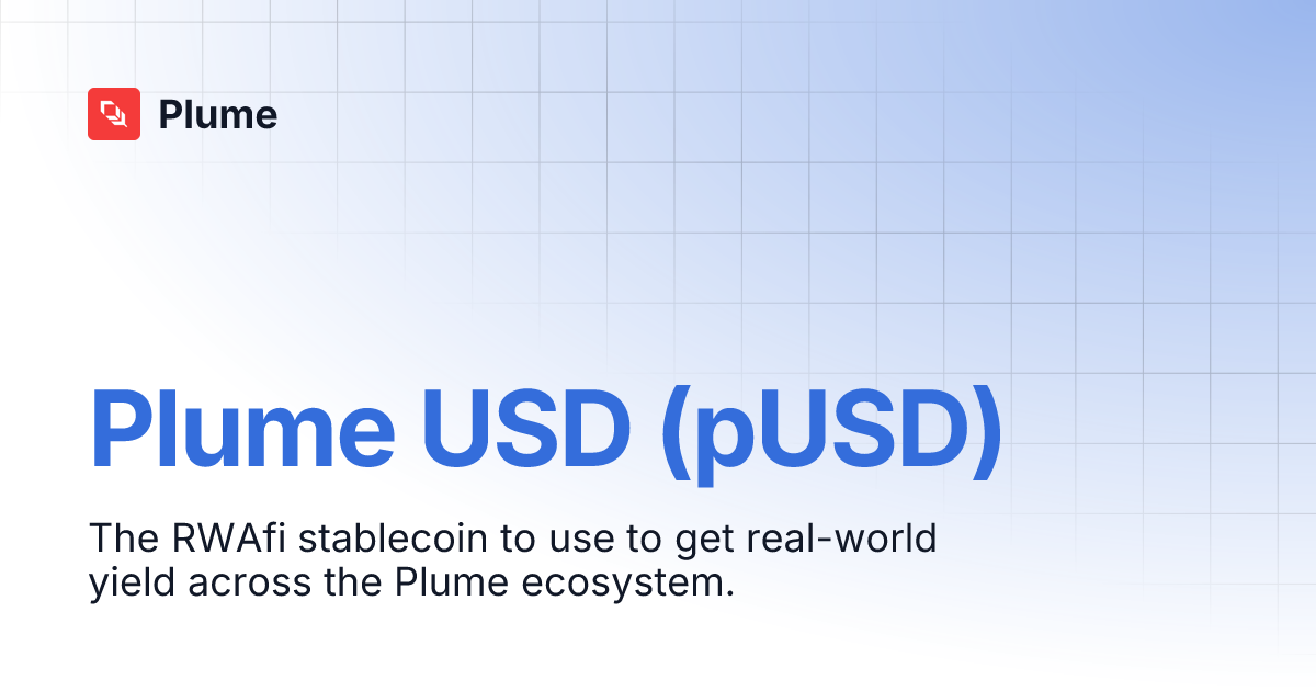 Plume USD (pUSD) | Plume