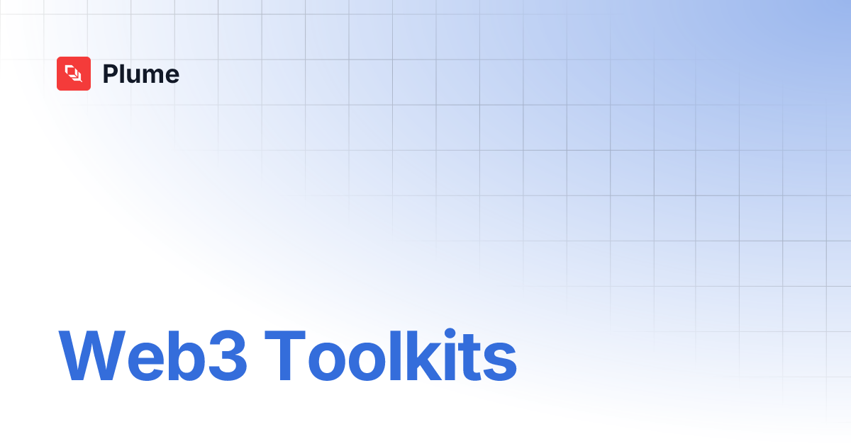 Web3 Toolkits | Plume